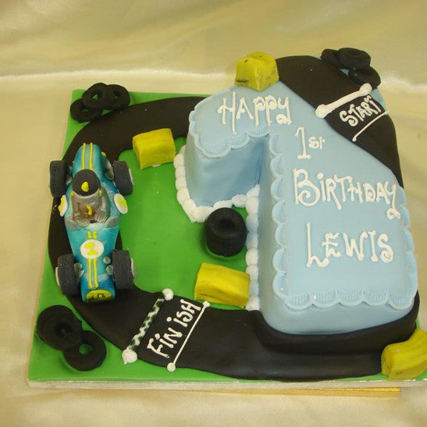 1st Racing Driver Numbered Birthday cake – celticcakes.com