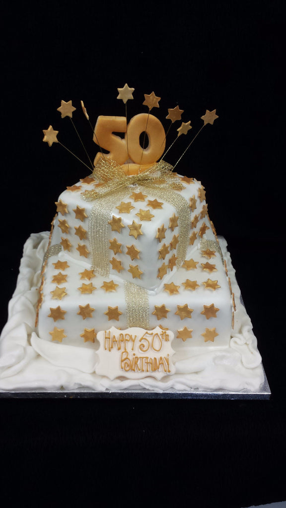 2 Tier Star Birthday Cake – celticcakes.com