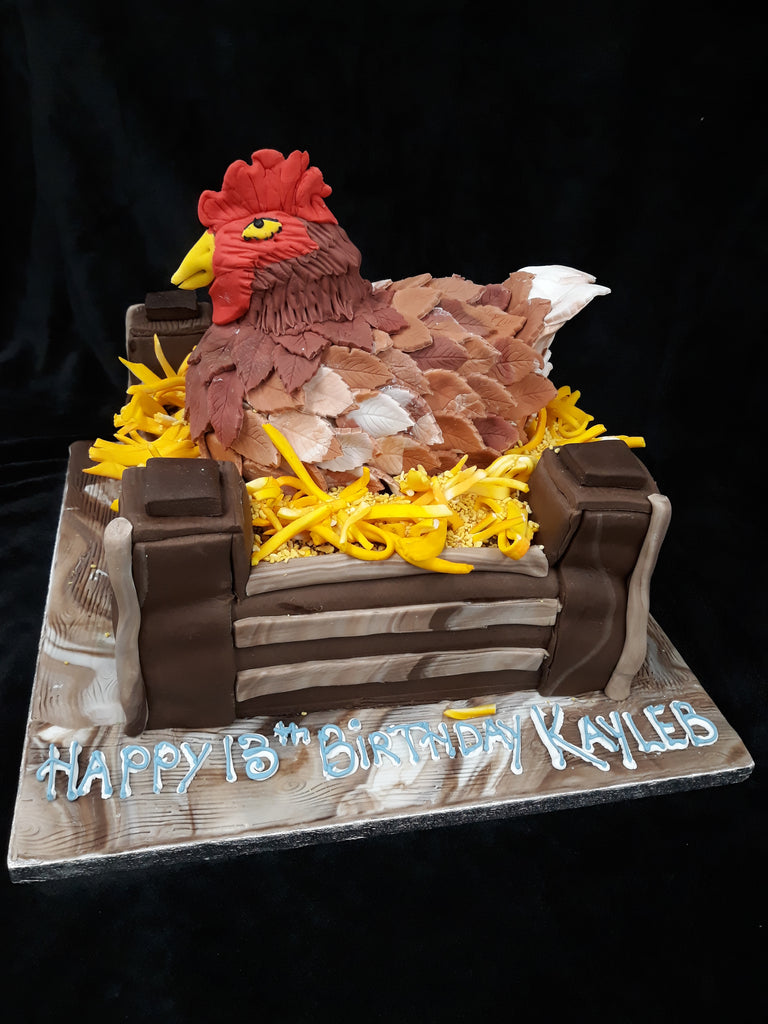 Chicken Birthday Cake – celticcakes.com