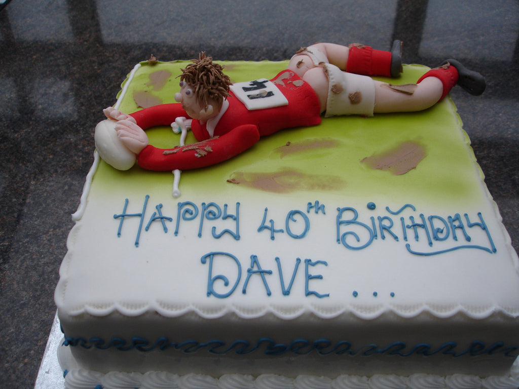Welsh Rugby Player Birthday Cake – celticcakes.com